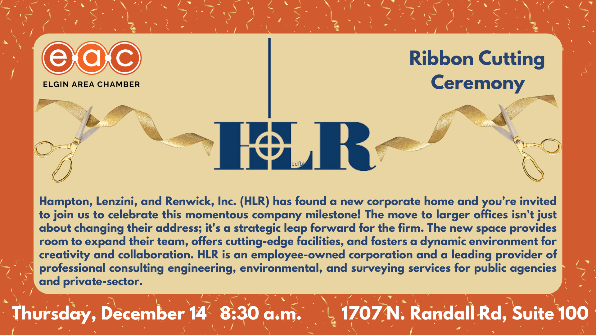 EAC Ribbon Cutting at Hampton Lenzini and Renwick's New Corporate ...