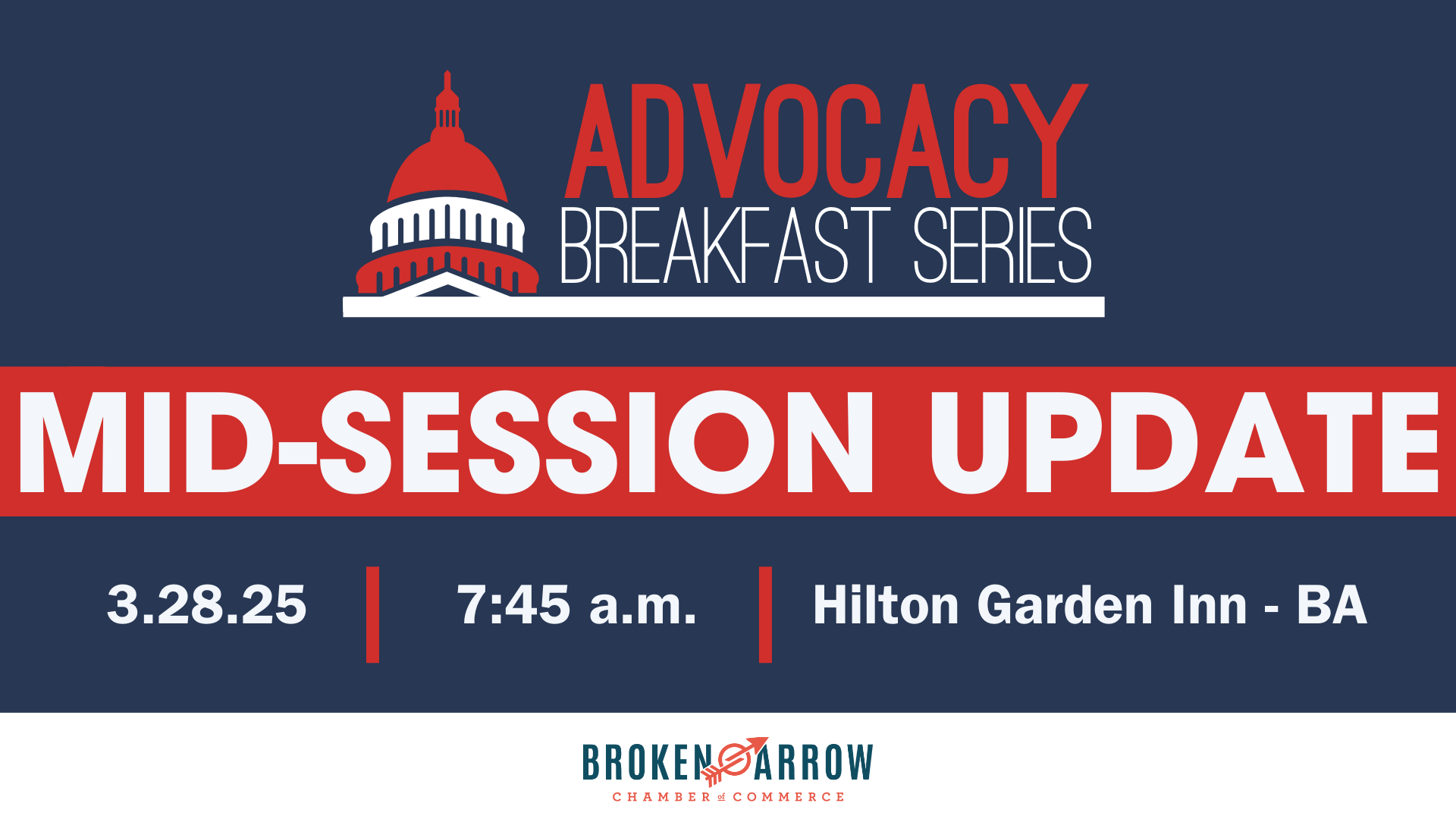 Advocacy Breakfast Series - Mid-Session Update