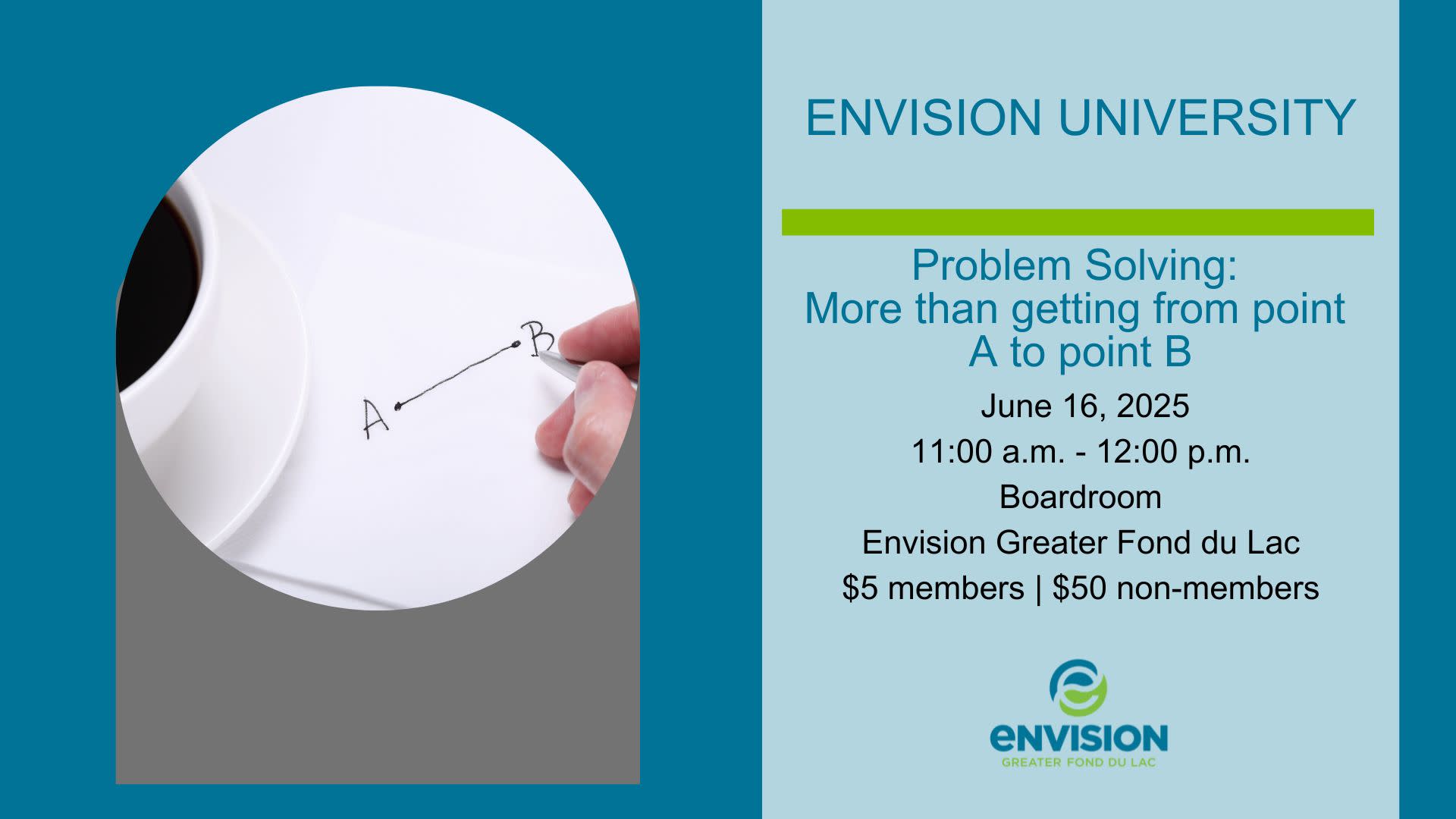 Envision University - Problem Solving: More than getting from point A ...