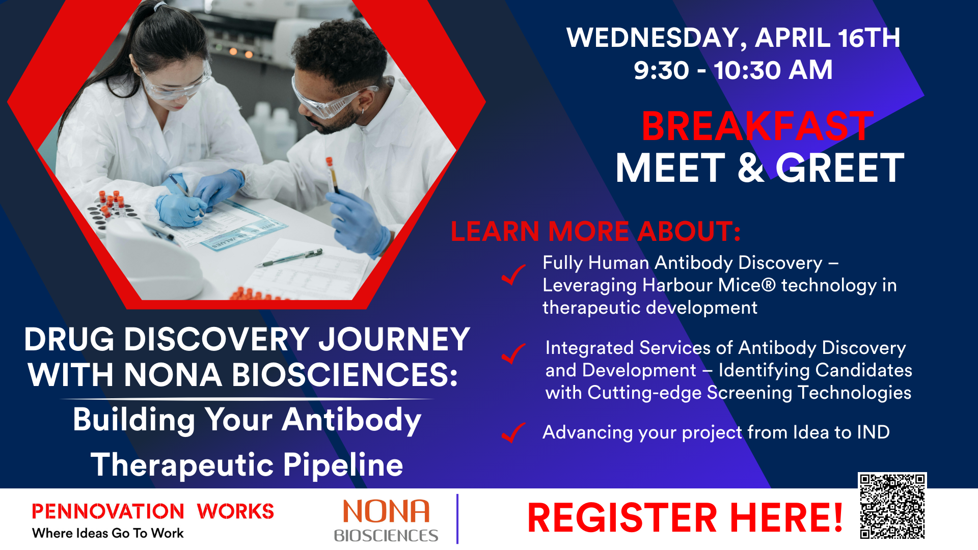 Breakfast Meet & Greet provided by Nona Biosciences!