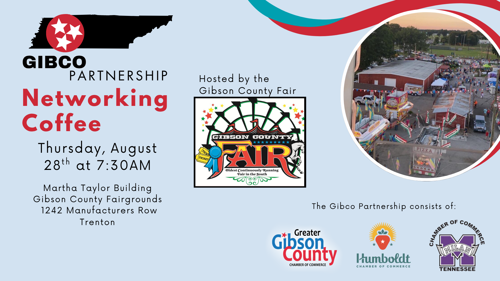 Gibco Partnership Networking Coffee - August 2025 - Gibson County Fair ...