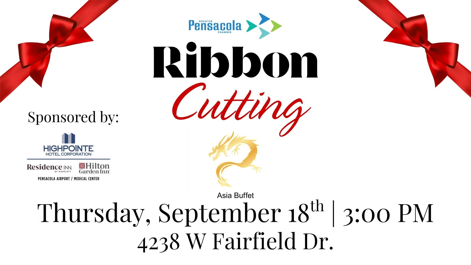 Asia Buffet | Ribbon Cutting - Pensacola Chamber of Commerce