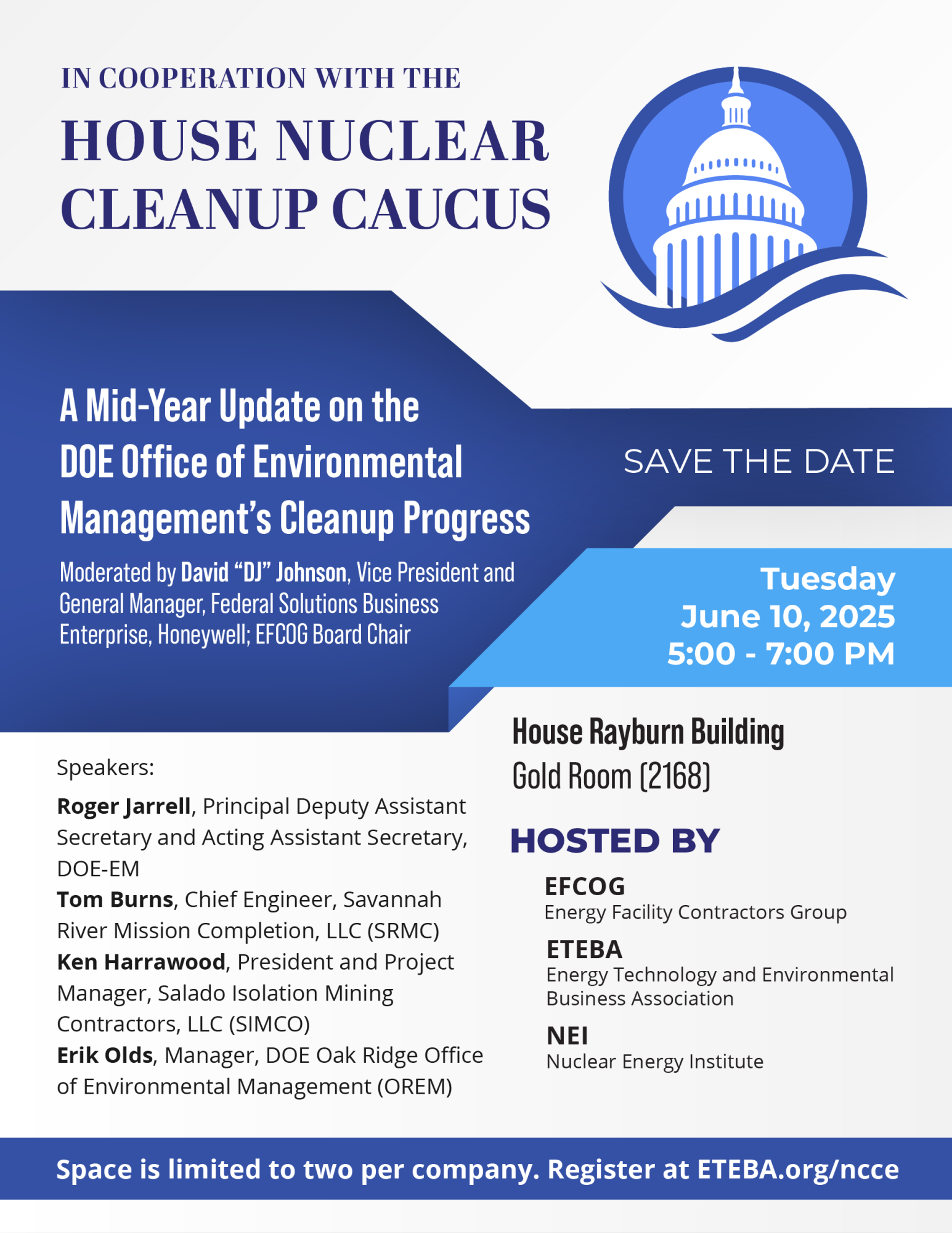 House Nuclear Cleanup Caucus - Event Registration
