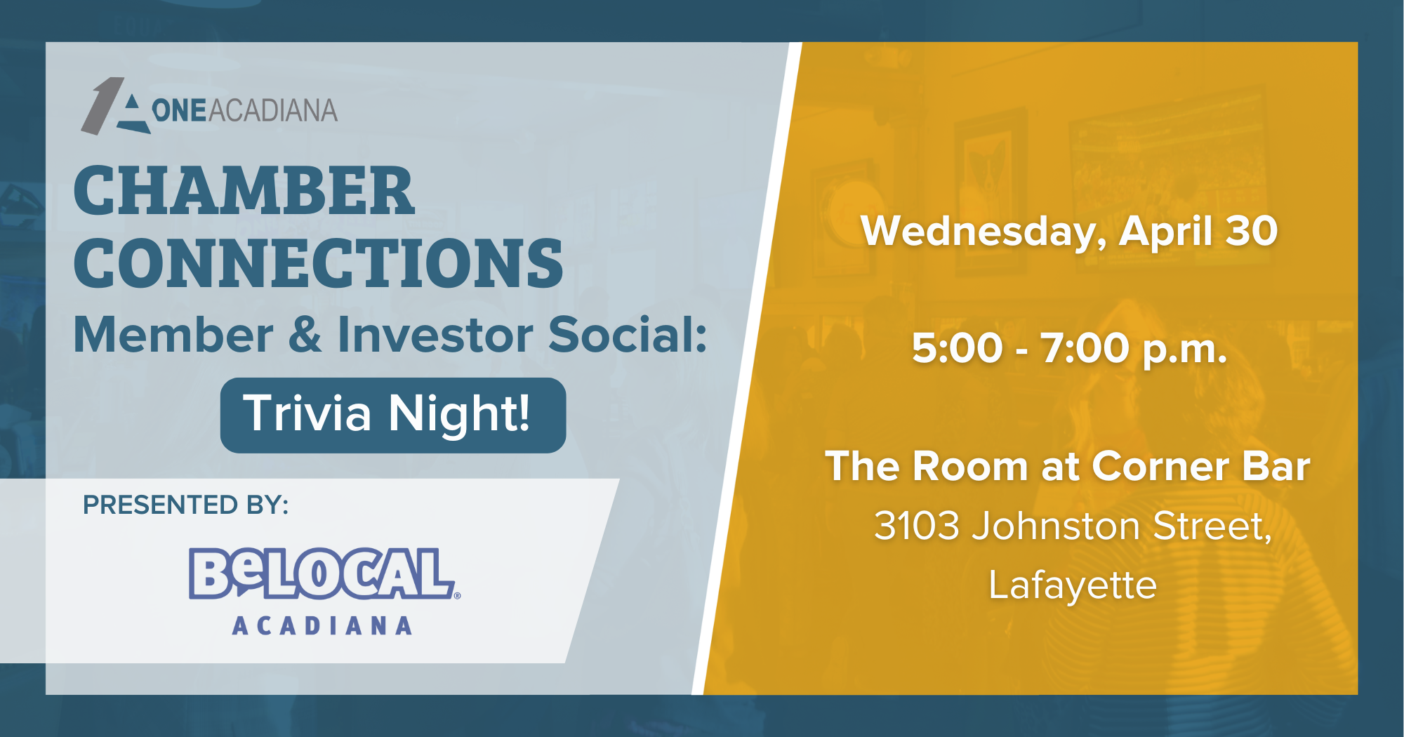 Chamber Connections: Member and Investor Social | Trivia Night! - Event ...