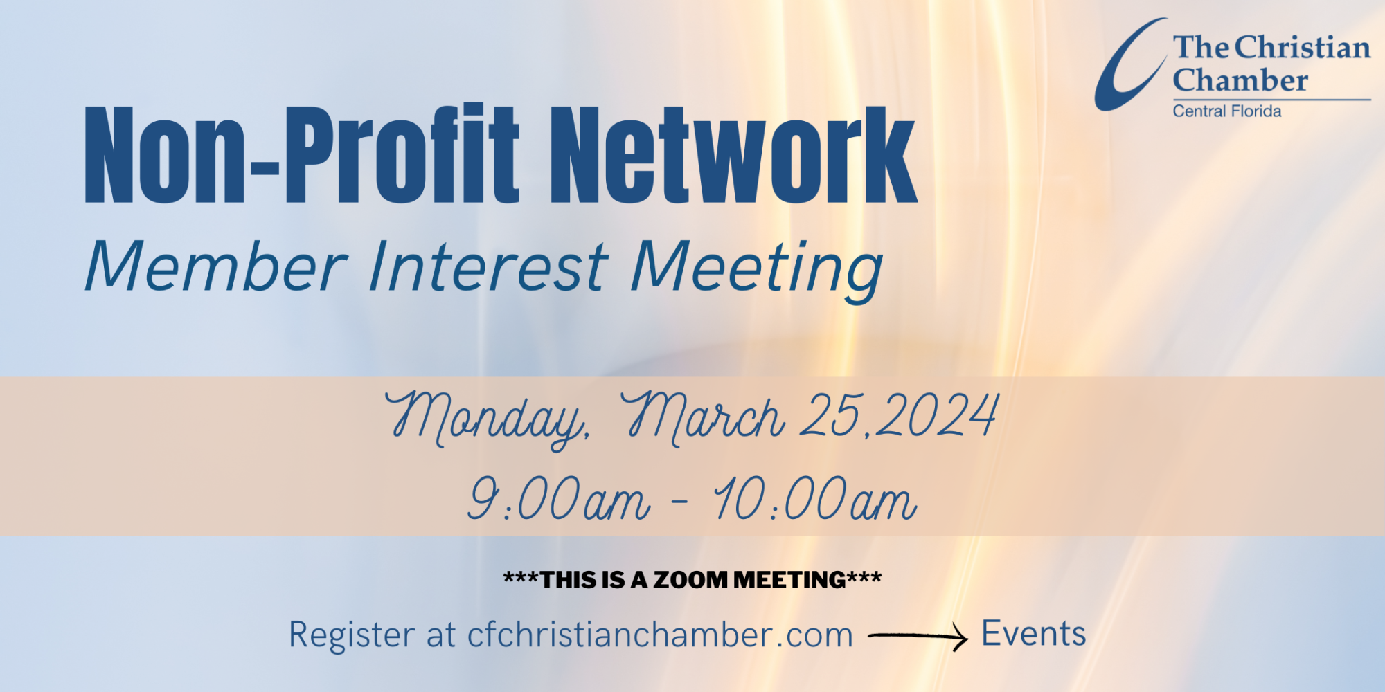 Non-Profit Network Interest Meeting Christian Business Networking ...