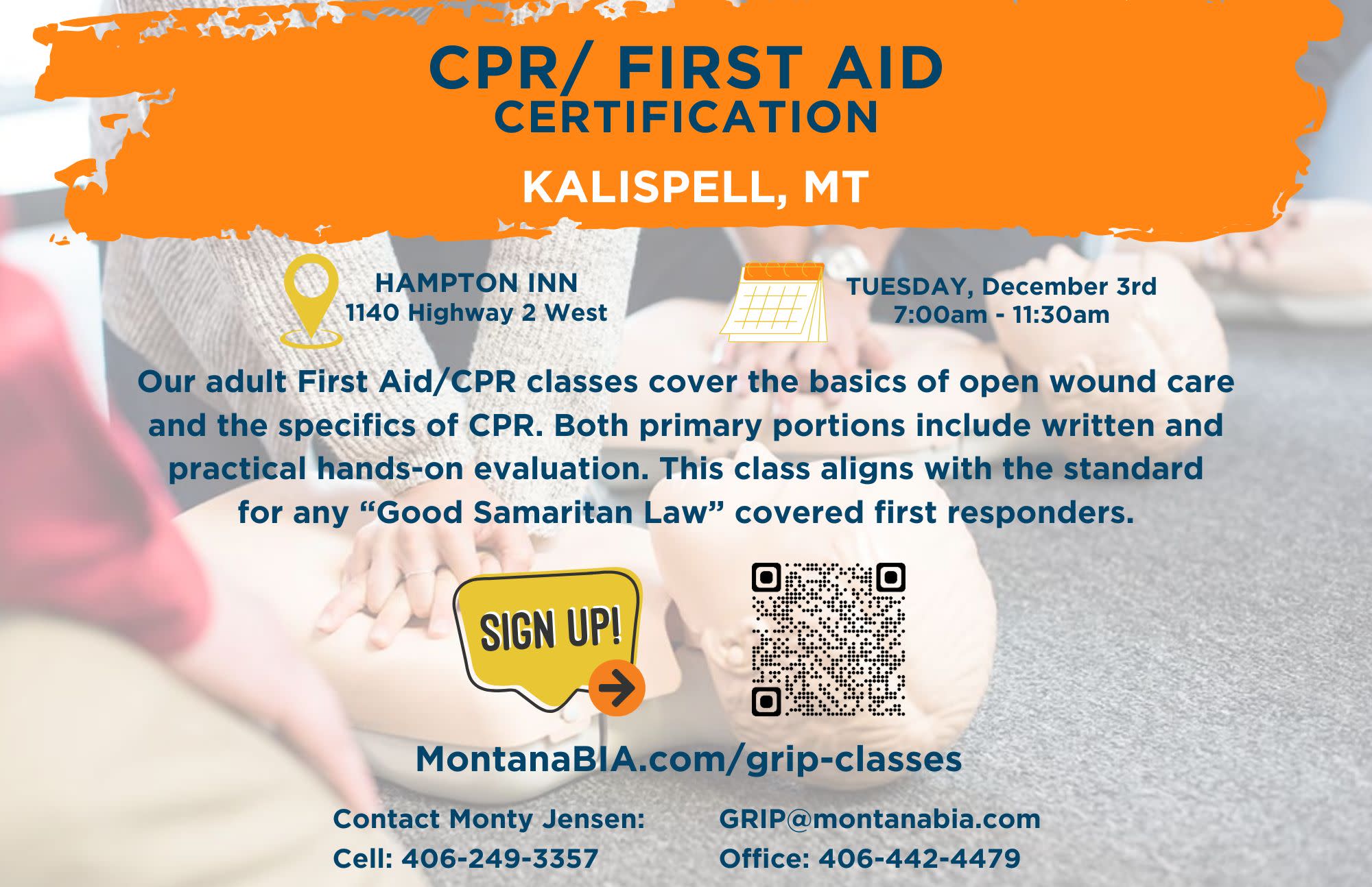 GRIP Safety Training – CPR/First Aid Certification - Flathead Building Association