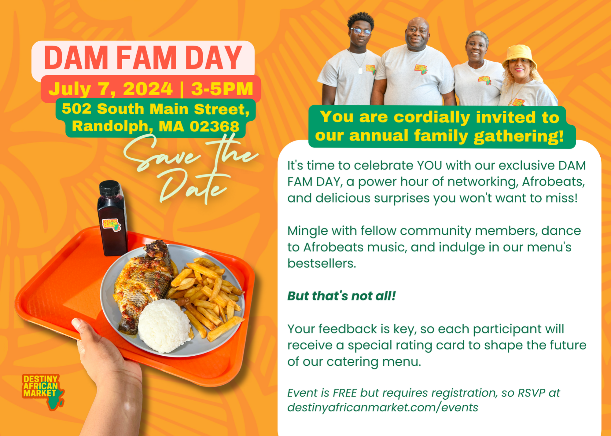DAM FAM DAY: Afrob(eats) Food Tasting - BECMA
