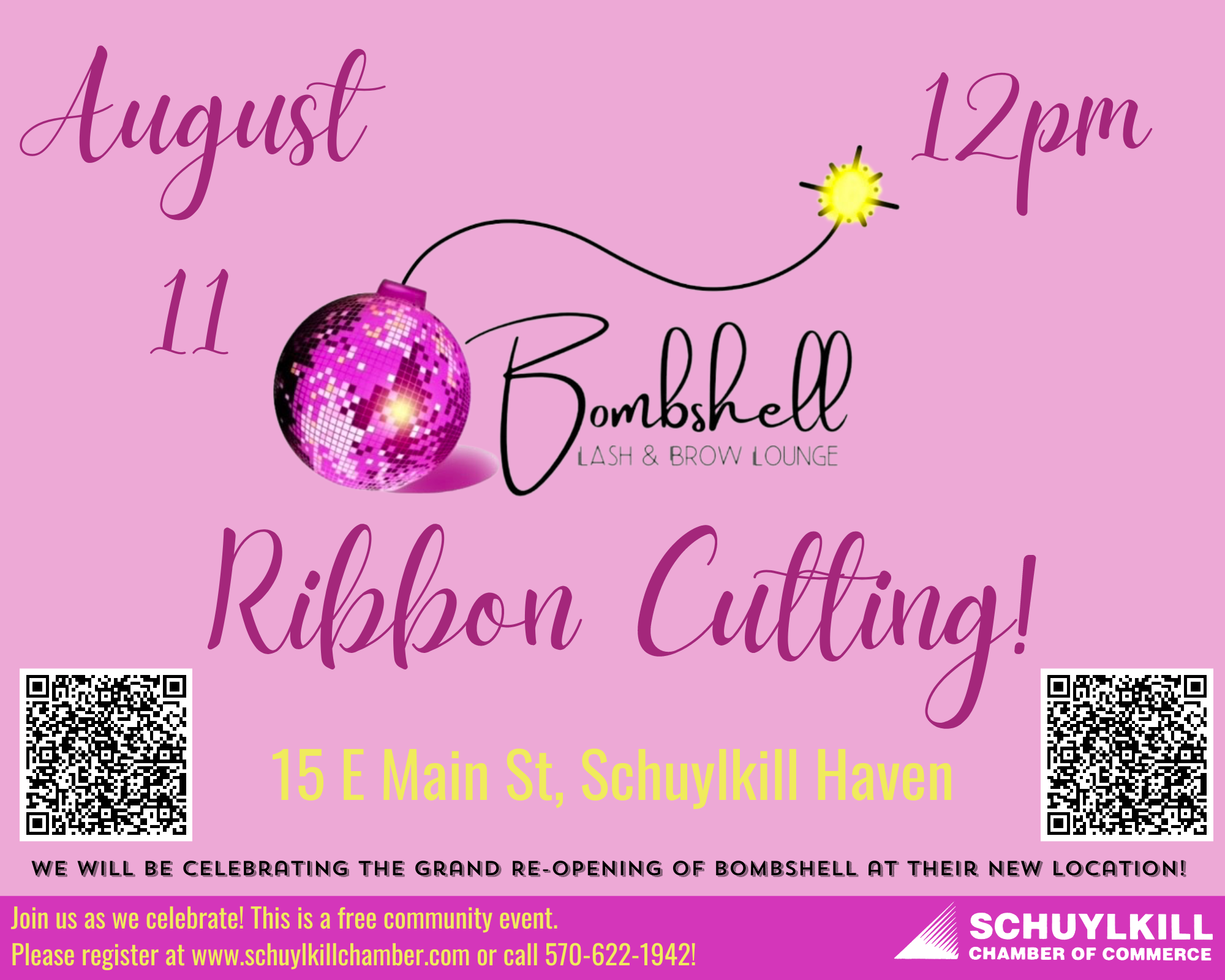Ribbon Cutting - Bombshell Lash & Brow Lounge - Event Registration