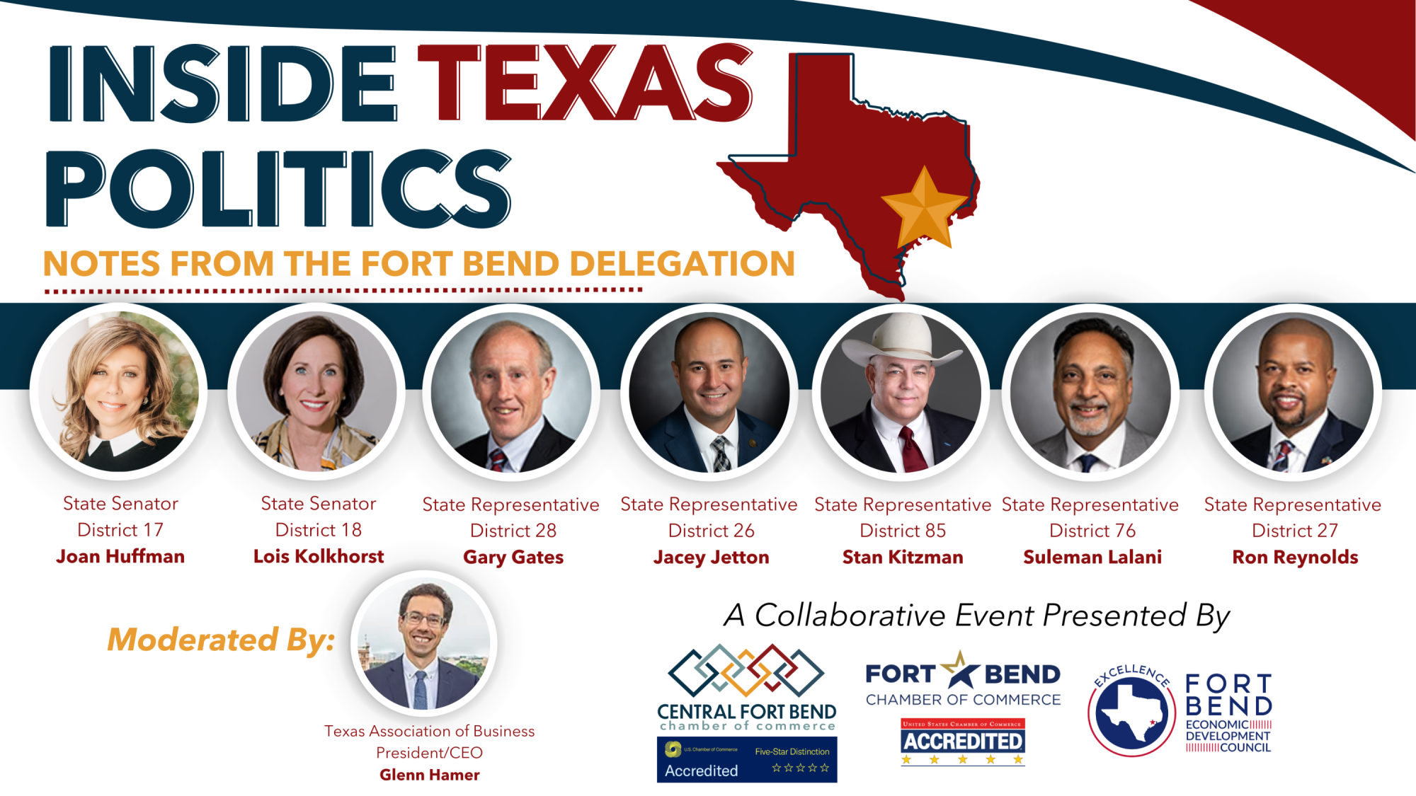 Inside Texas Politics - NEW DATE & TIME - Central Fort Bend Chamber