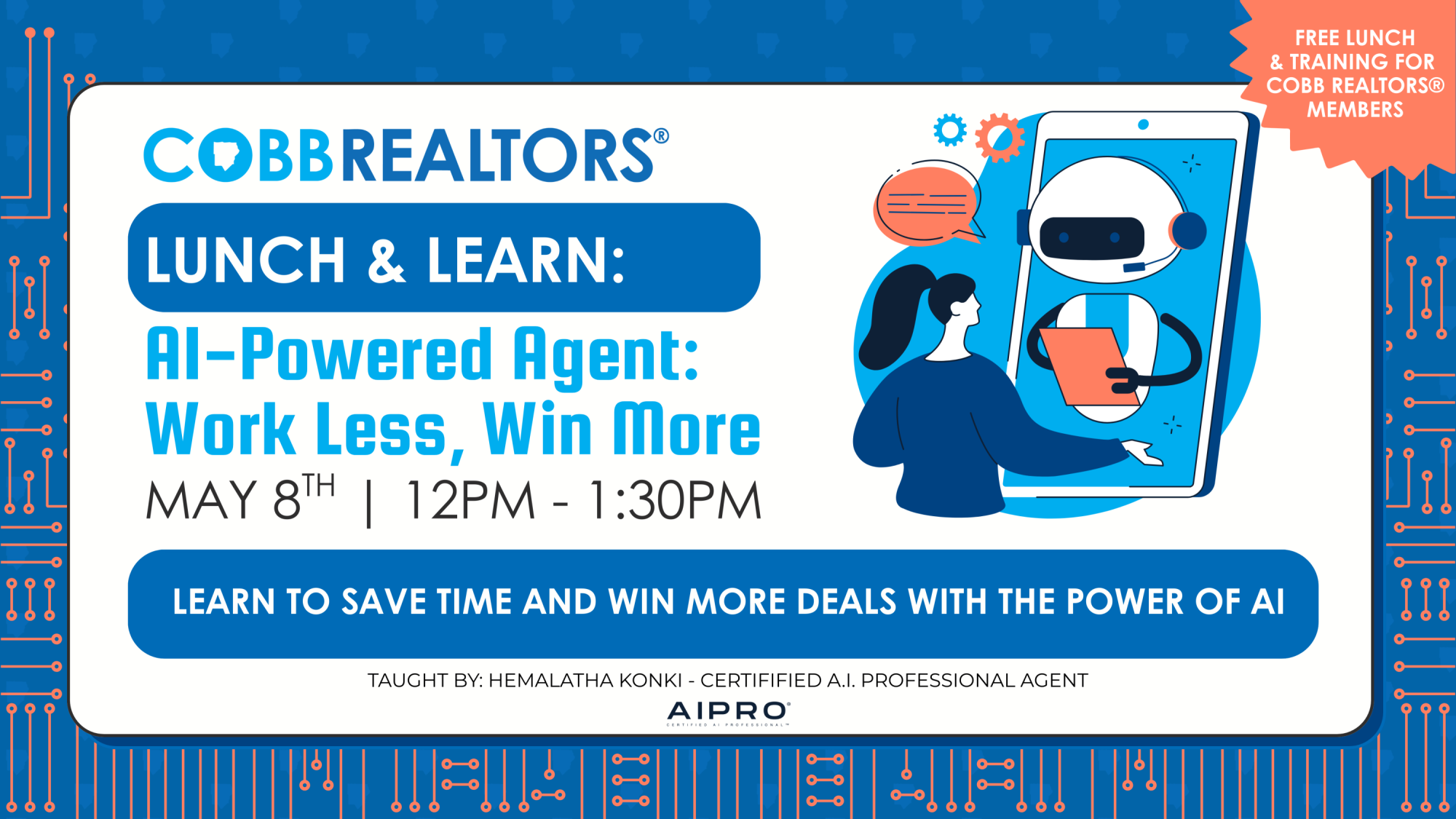 Lunch & Learn: AI-Powered Agent: Win More Work Less - Event Registration
