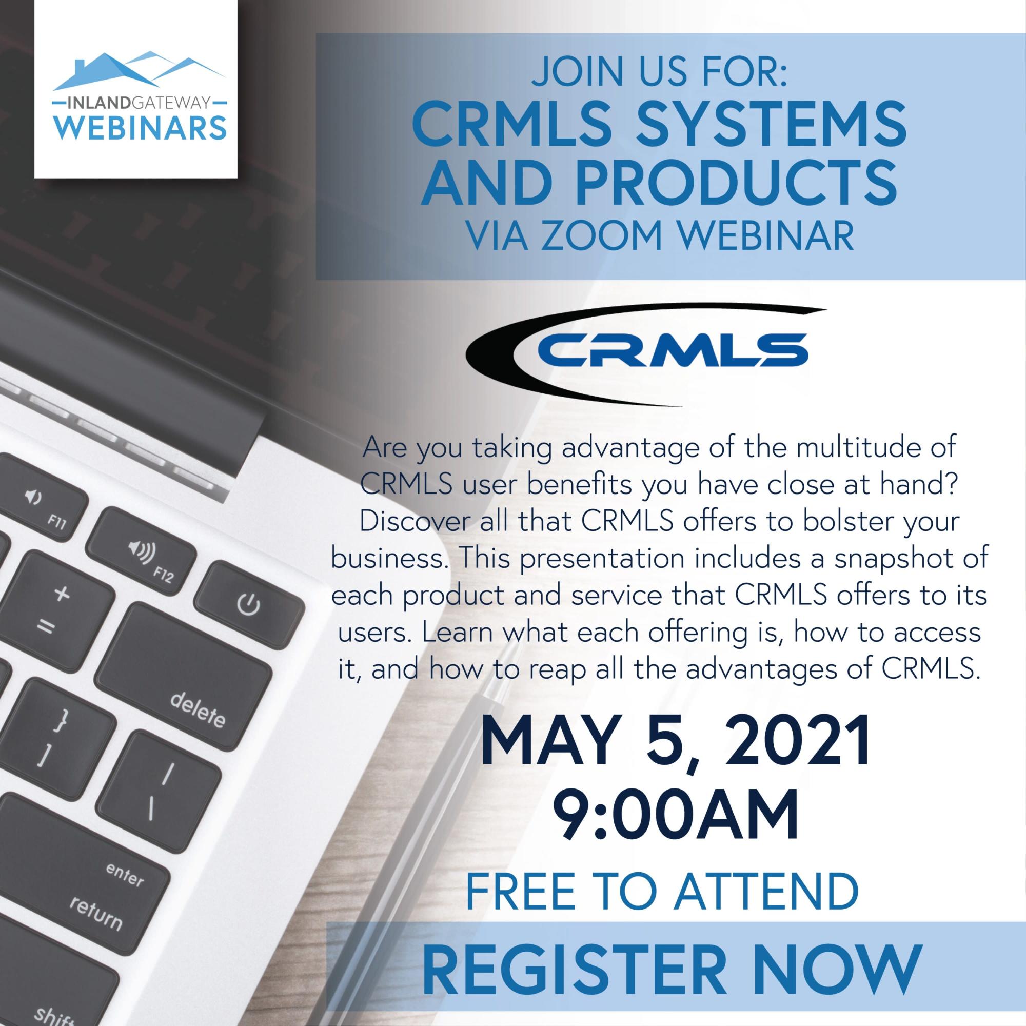 CRMLS Training - Systems and Products Overview - The Inland Gateway ...