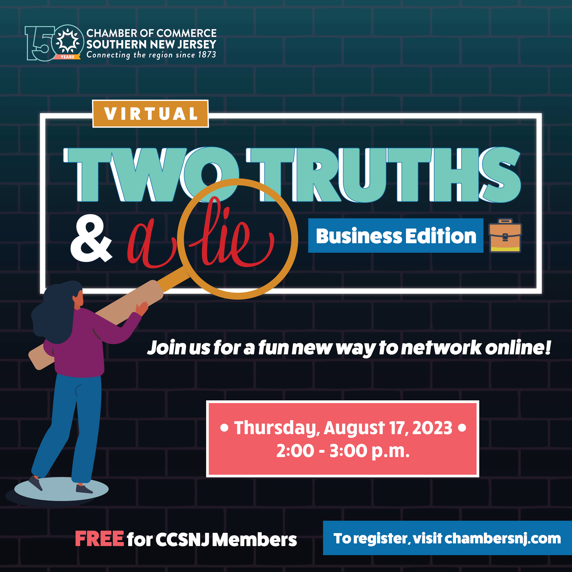 Two Truths & A Lie (Virtual) - Chamber of Commerce Southern New Jersey ...