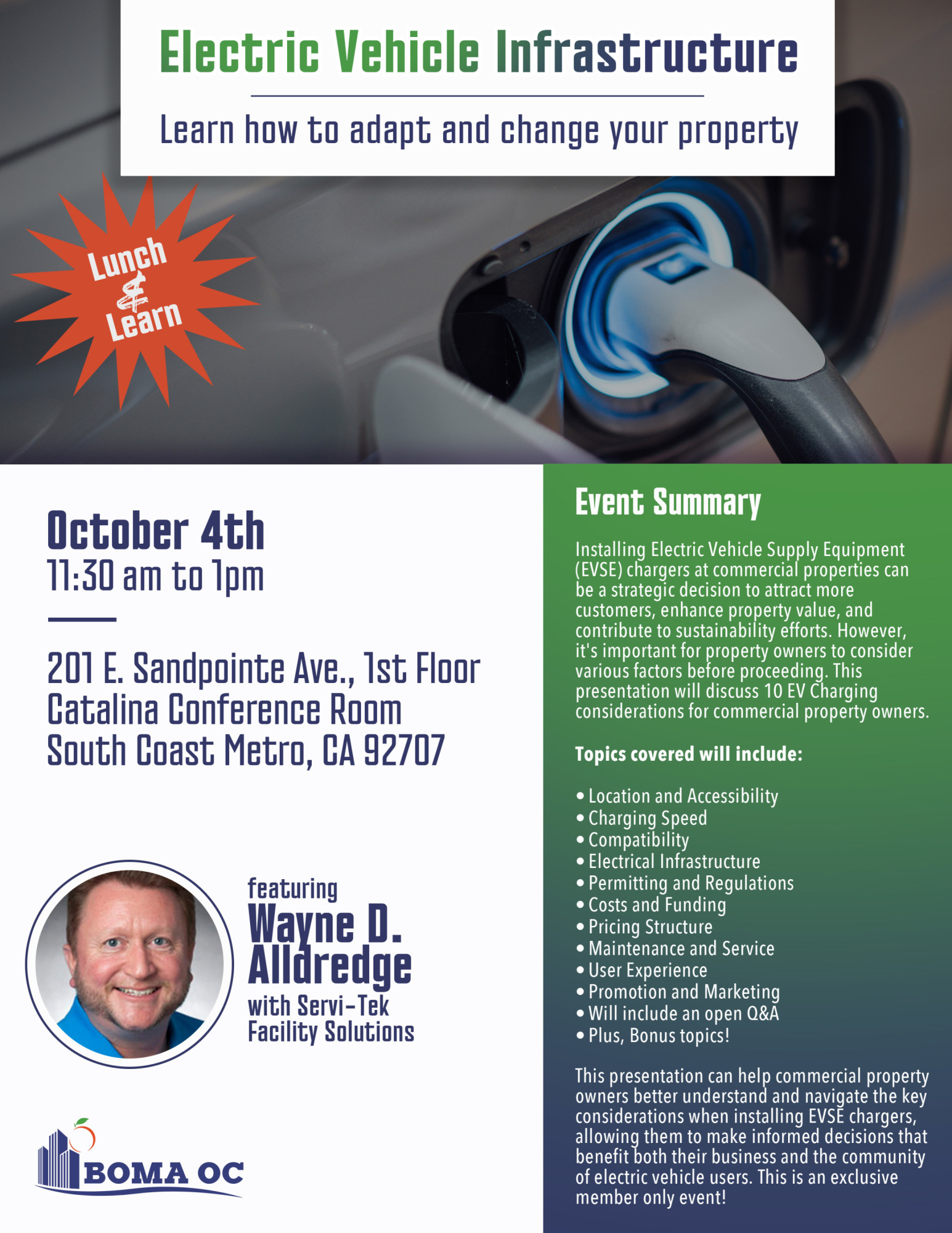 Lunch & Learn: Electric Vehicle Infrastructure - Learn How to Adapt and ...