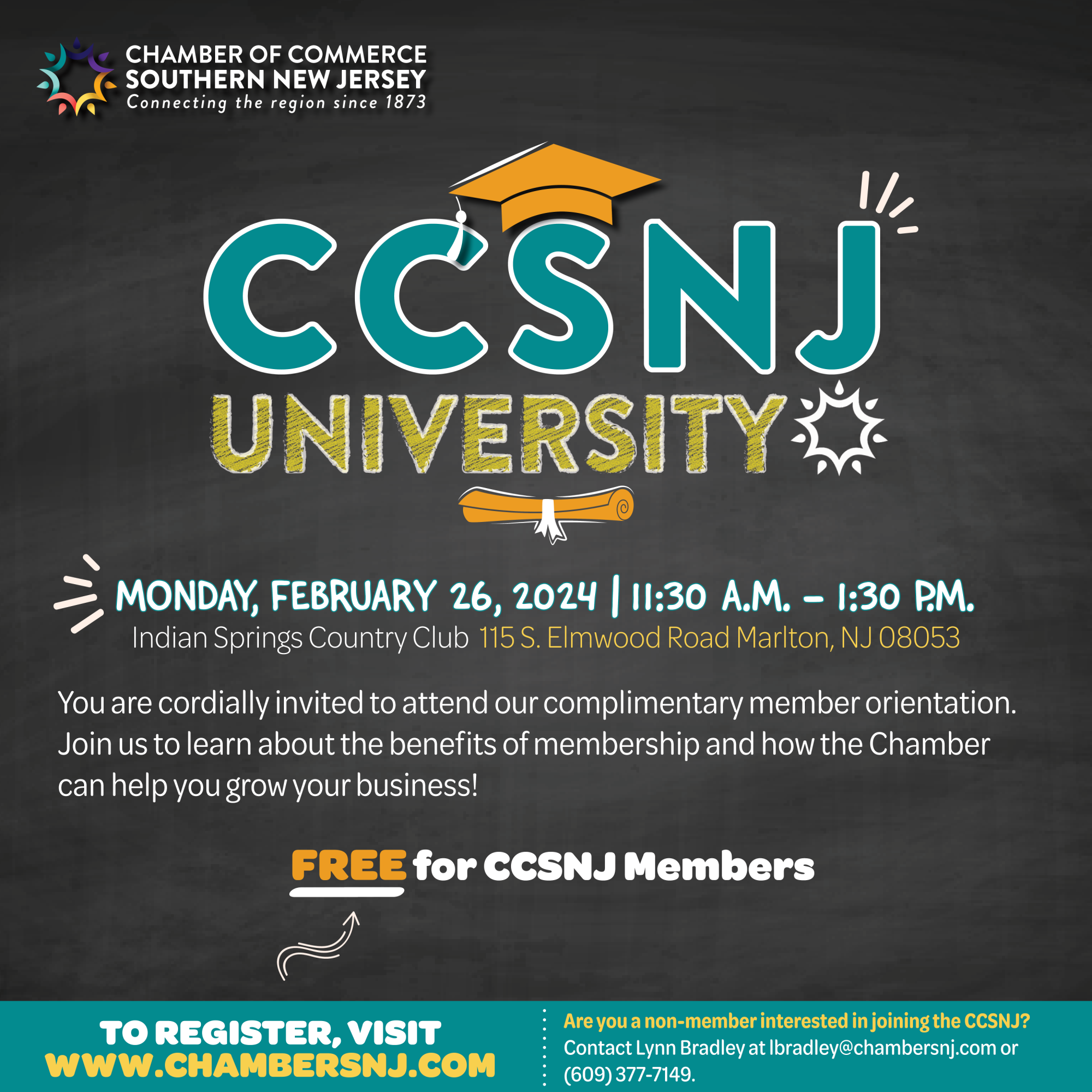 CCSNJ University - Event Registration