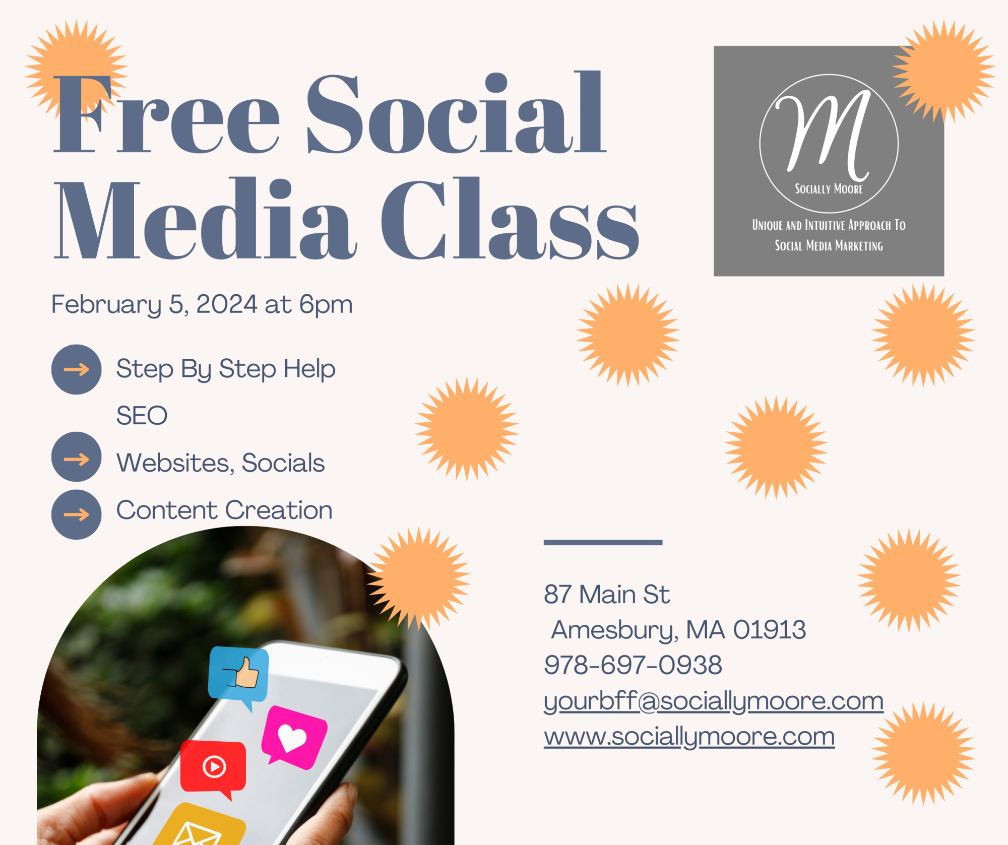 Free Social Media Class - Our mission is to create positive change and ...