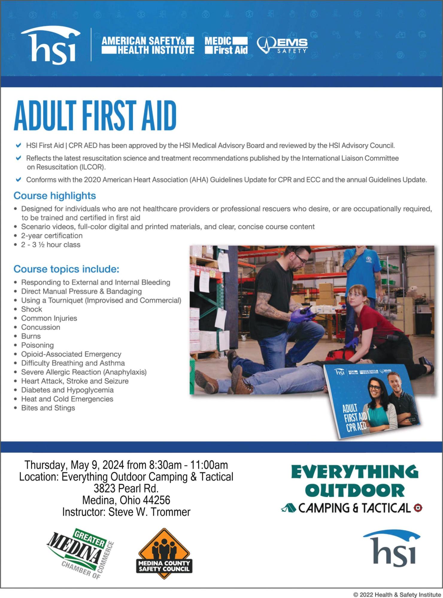 First Aid Certification Training Course - Event Registration