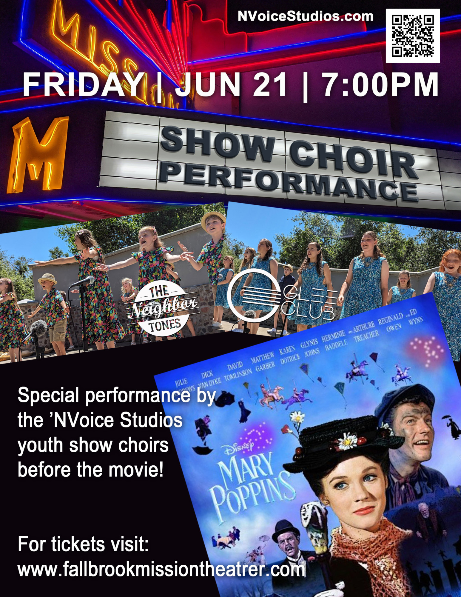 'NVoice Studios Show Choirs Perform at the Historic Fallbrook Mission ...