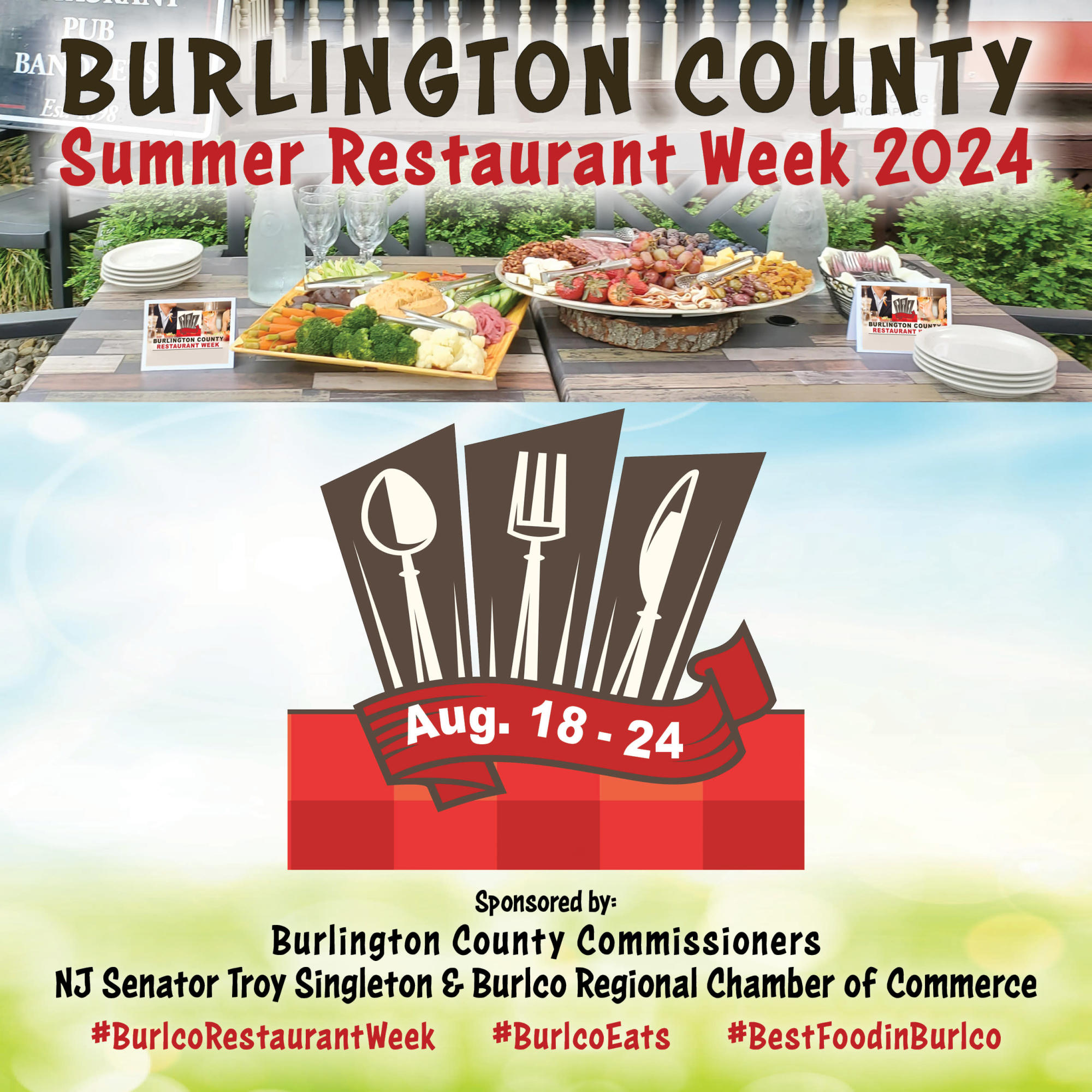 Summer Restaurant Week - Burlington County Chamber of Commerce
