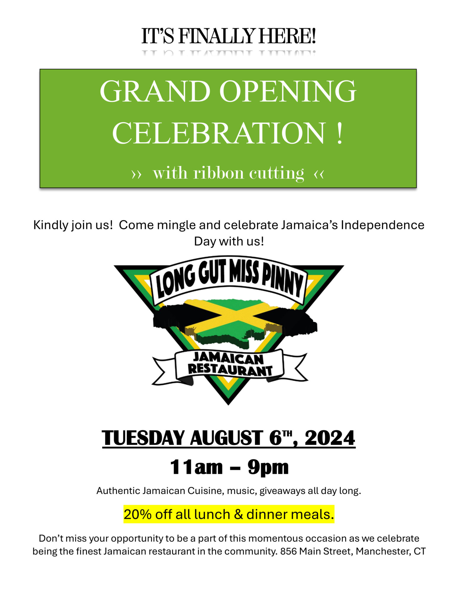 Long Gut Miss Pinny Grand Opening & Ribbon Cutting - Greater Manchester ...