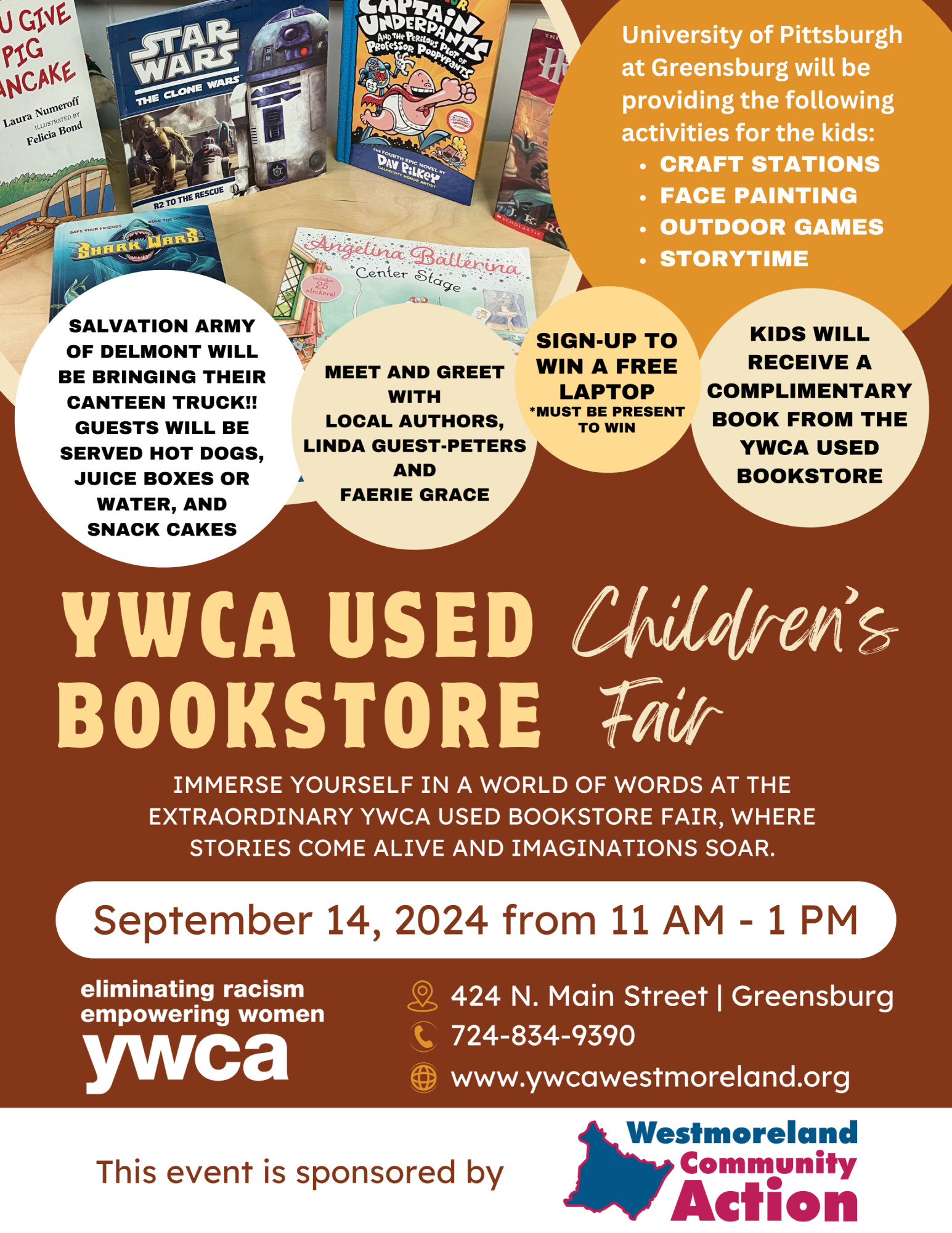 YWCA Used Bookstore Children's Fair - Westmoreland County Chamber