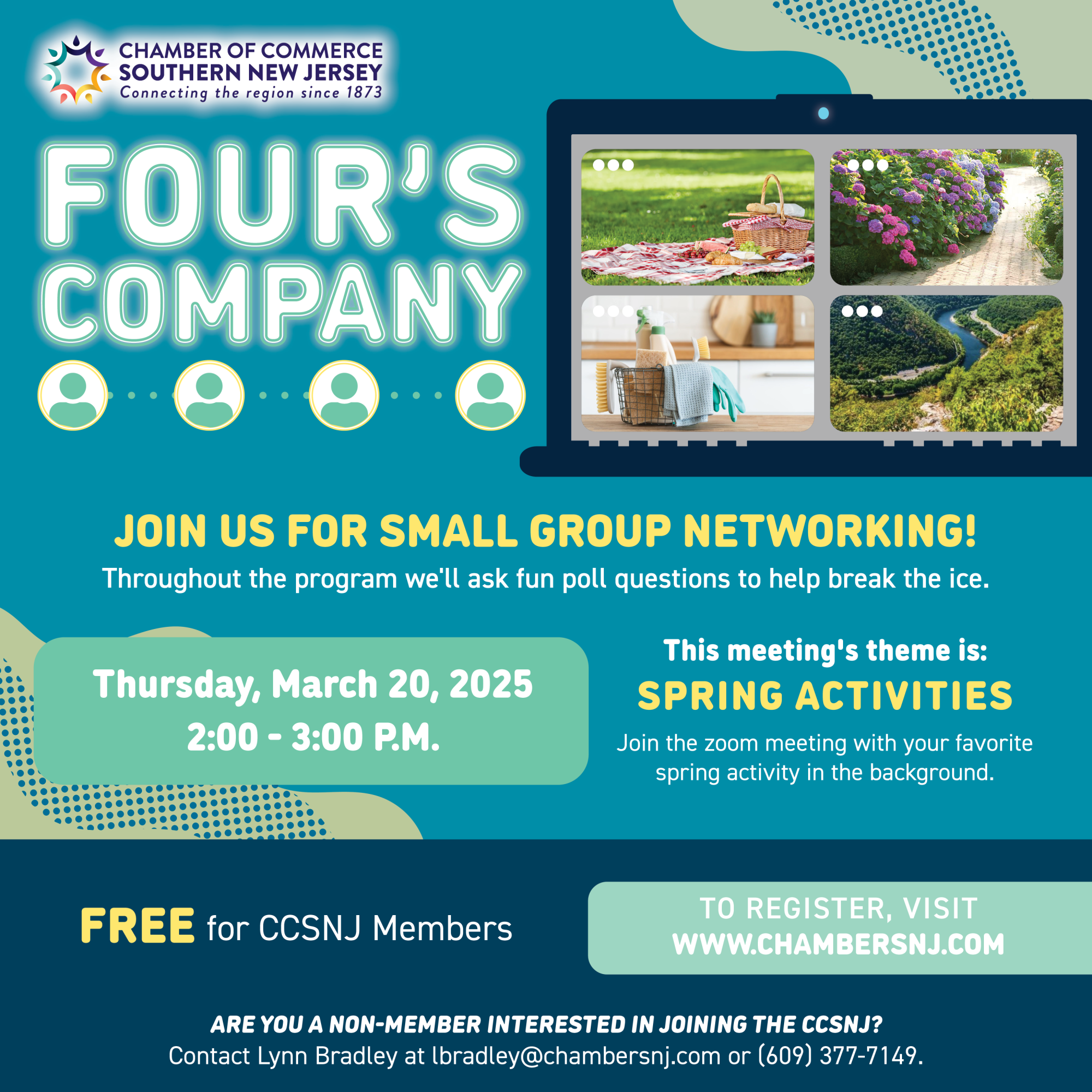 Virtual Four's Company - Spring Activities - Chamber of Commerce ...