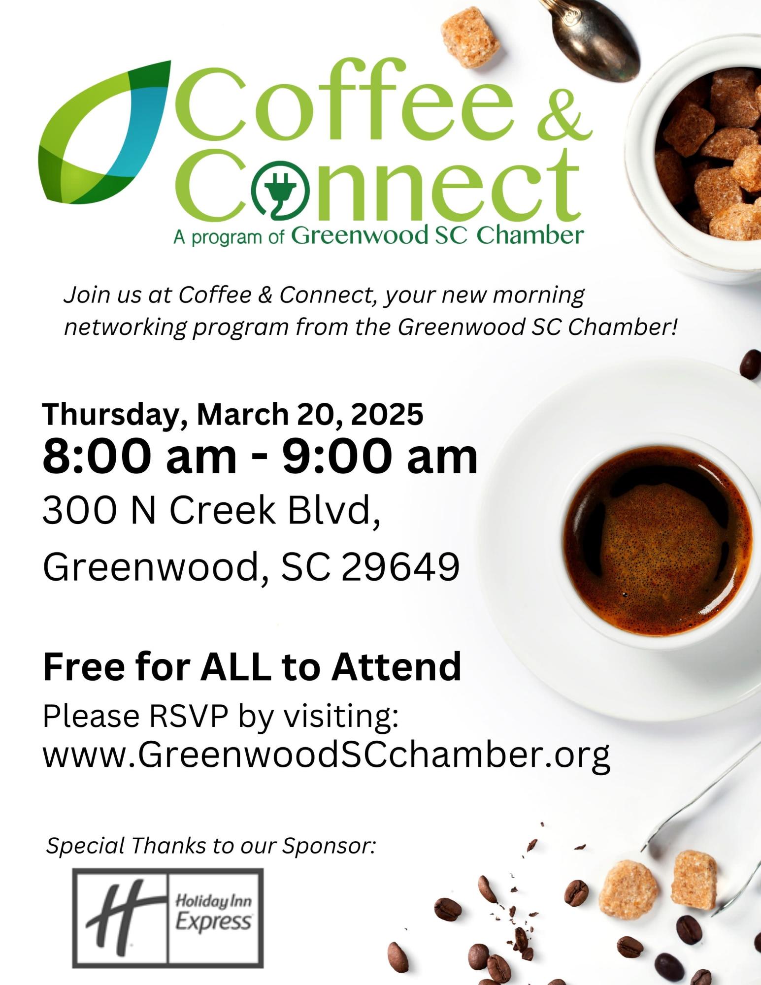 Coffee & Connect! - Event Registration