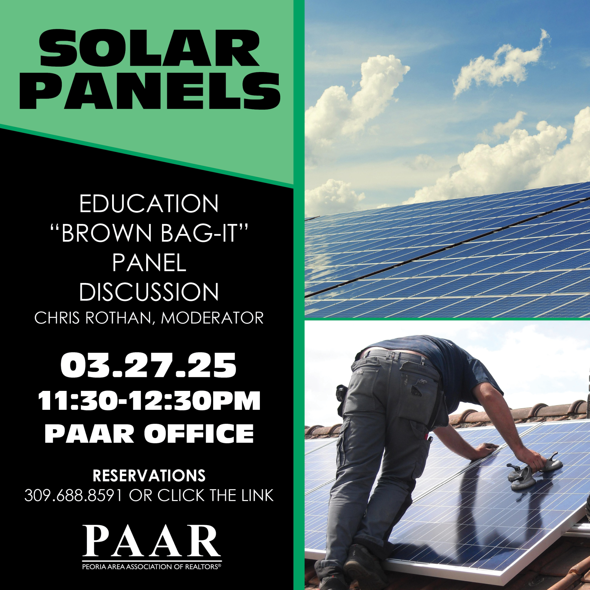 Brown-Bag-It: Solar Panel Education - Event Registration