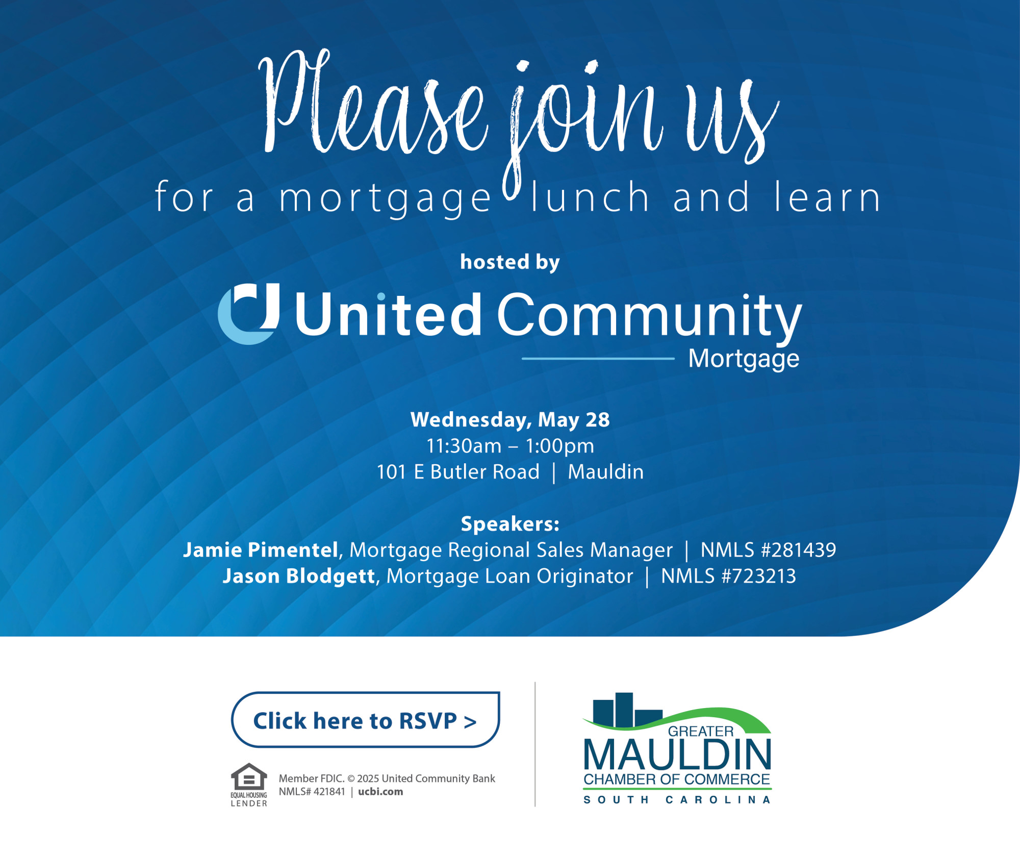 United Community Bank Lunch & Learn | Mortgage Month - Event Registration