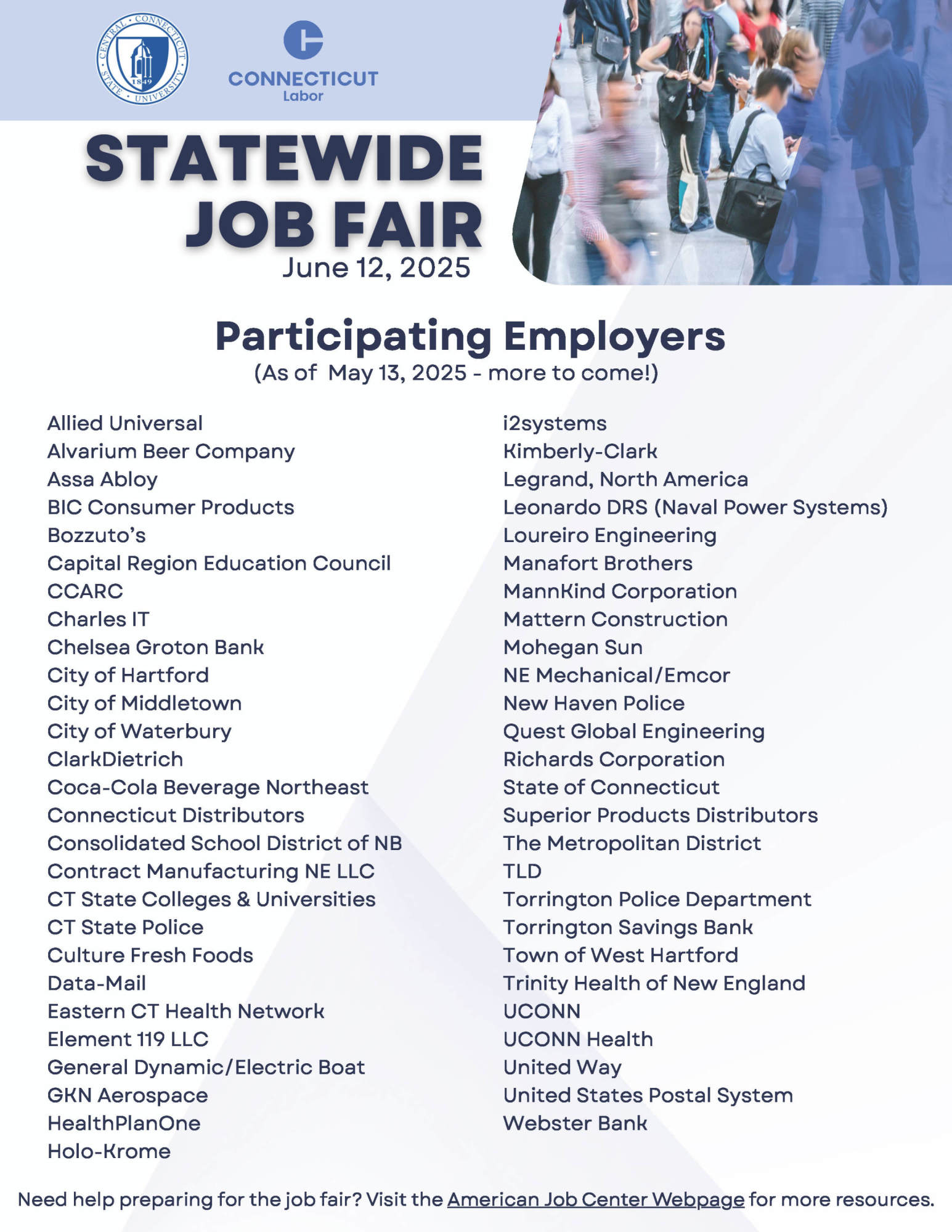 Statewide Job Fair CM - ChamberECT