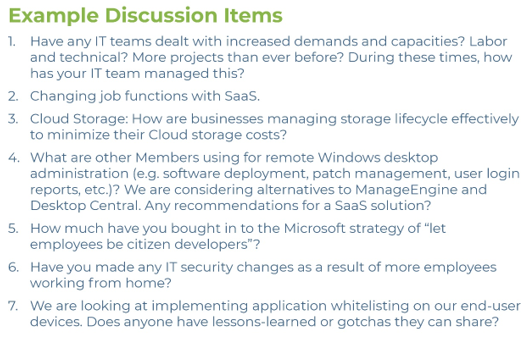 NOREX IT Roundtable: Digital Workplace (Virtual) - Event Registration