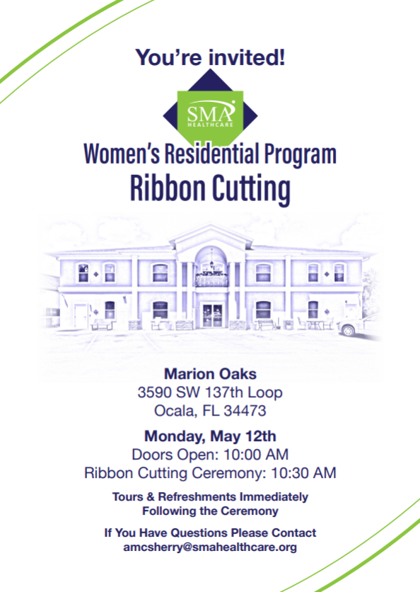 SMA Women's Residential Ribbon Cutting | Ocala CEP