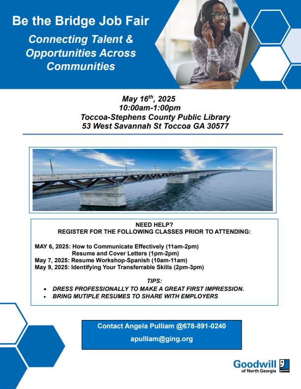 Be the Bridge Job Fair on May 16 - WNEG