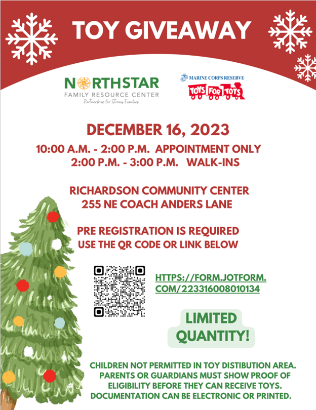 NorthStar Family Resource Center Toy Giveaway - default - Lake City ...