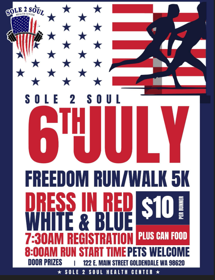 Freedom Run/Walk 5k - Goldendale Chamber