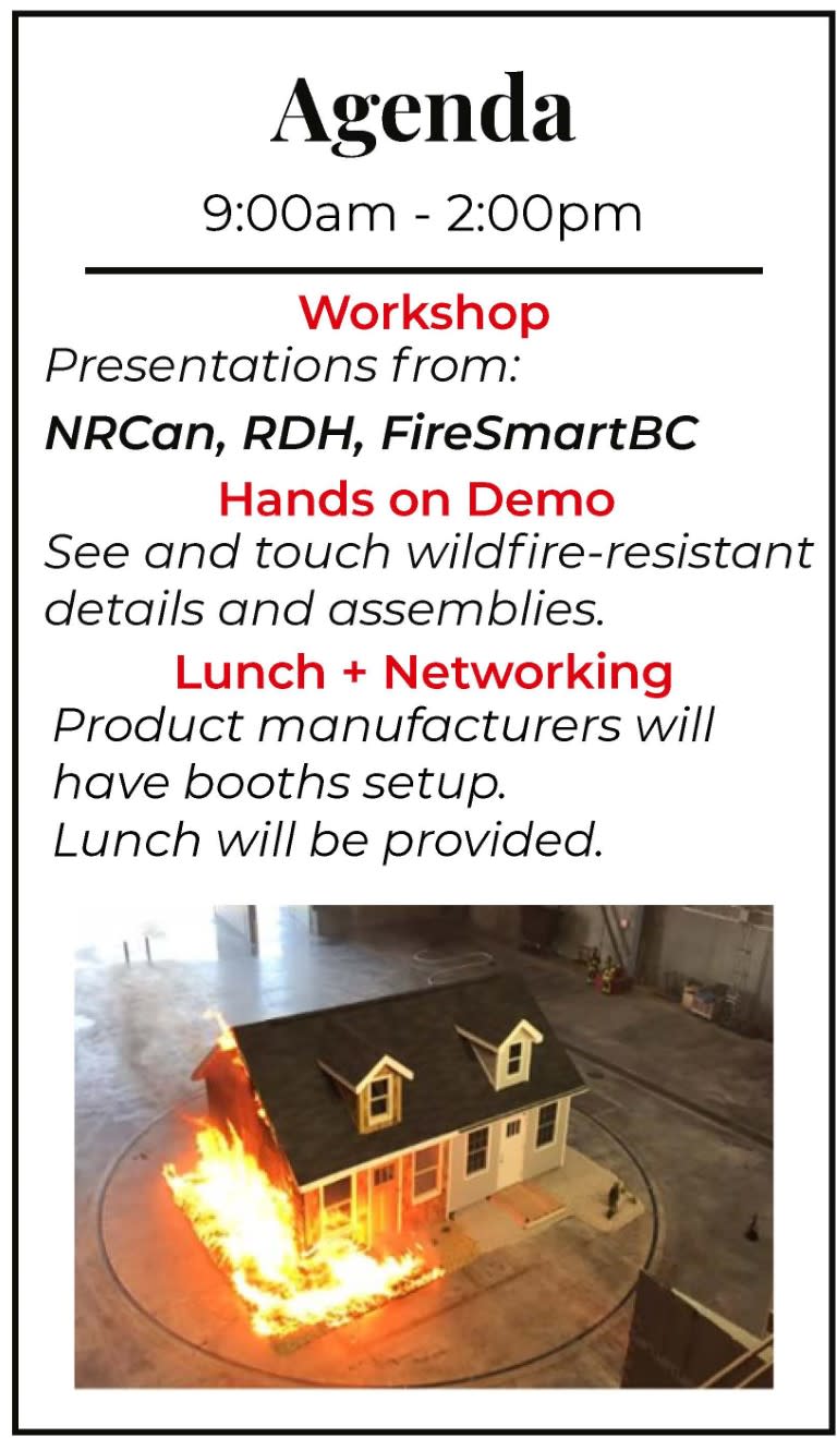 Wildfire-Resistant Housing Cranbrook - Event Registration