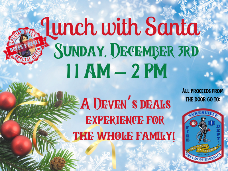 Lunch with Santa at SFDFD - Carroll County Chamber of Commerce