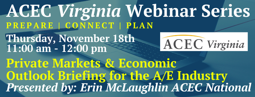 ACEC Virginia Webinar Series: Private Markets & Economic Outlook ...