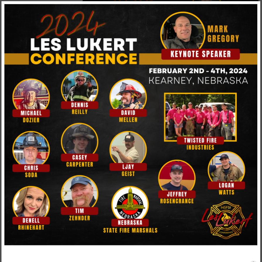 Les Lukert Winter Conference - 2024 - South Dakota Firefighters Association