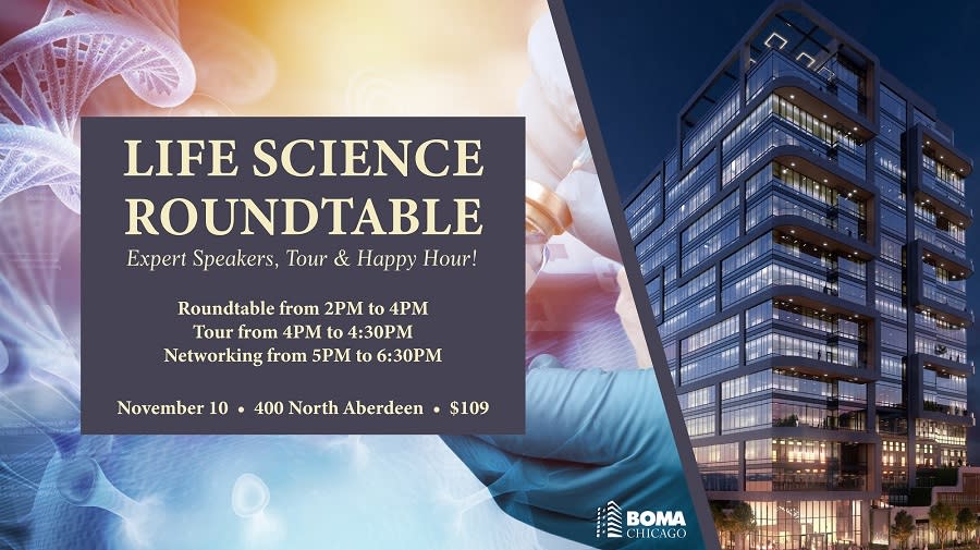 Life Science Roundtable, Tour & Happy Hour - Event Registration
