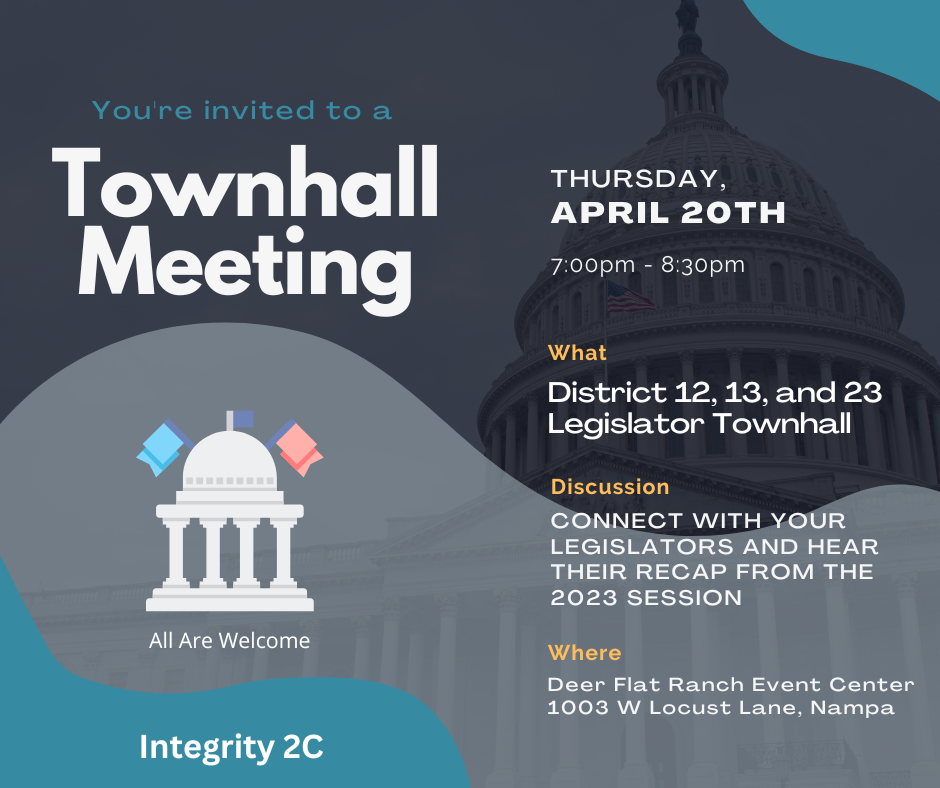 Integrity 2C Townhall - Nampa Chamber of Commerce