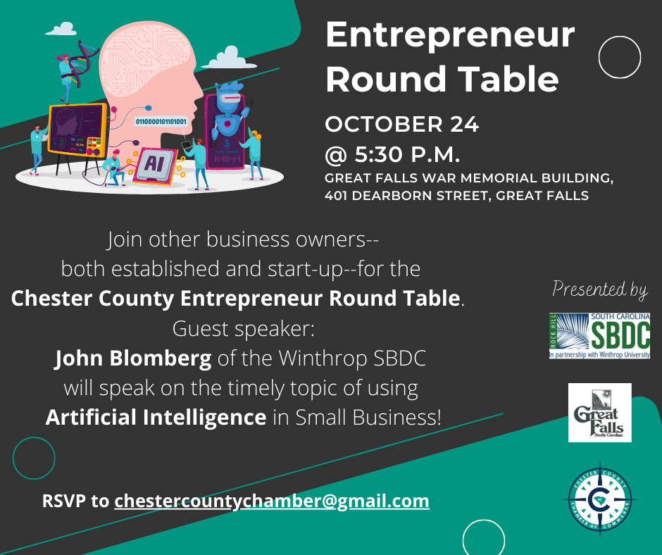 Open to chamber members & new or future business owners