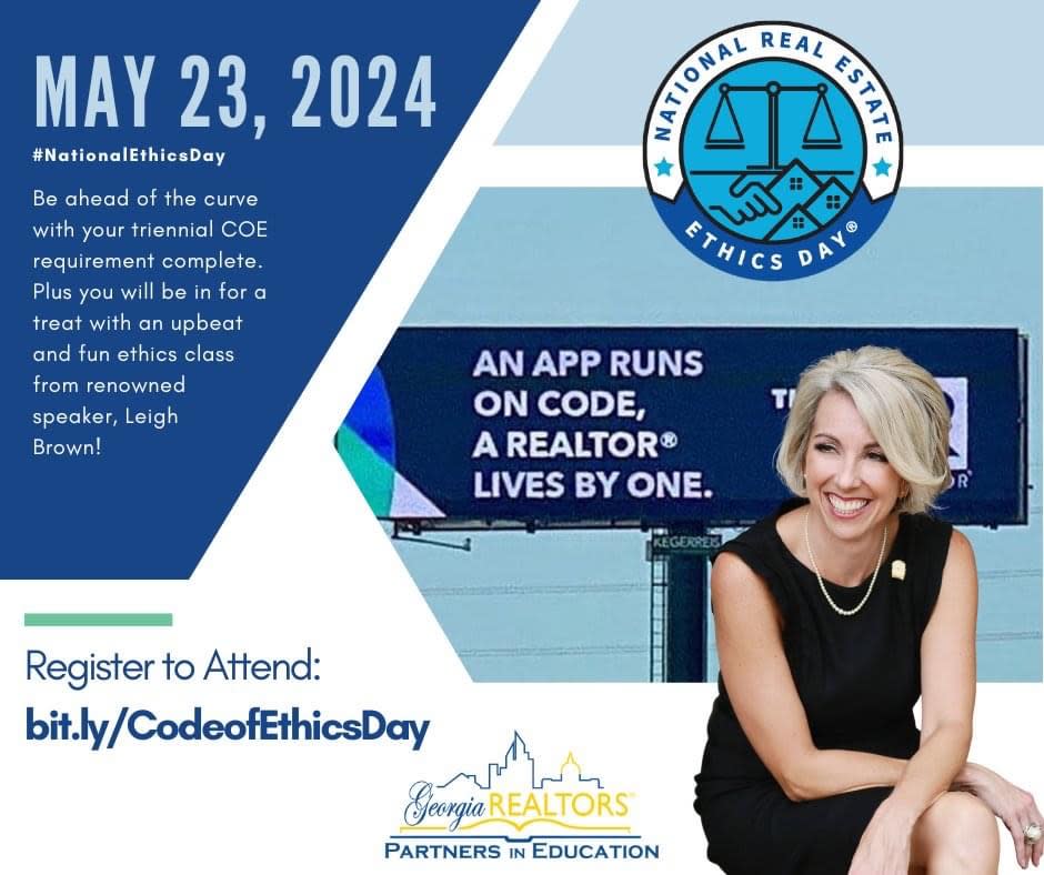 National Ethics Day with Leigh Brown-Livestreamed - Cobb Association of REALTORS®