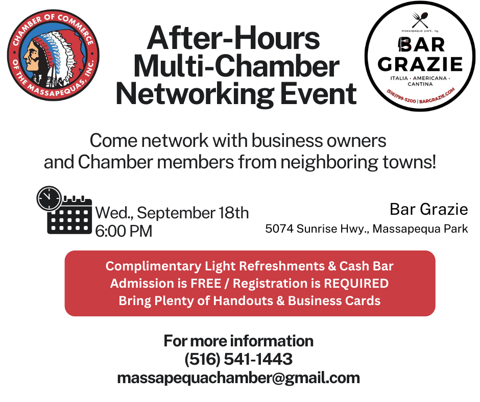 After-Hours Multi-Chamber Networking Event (9/18/24) - Event Registration