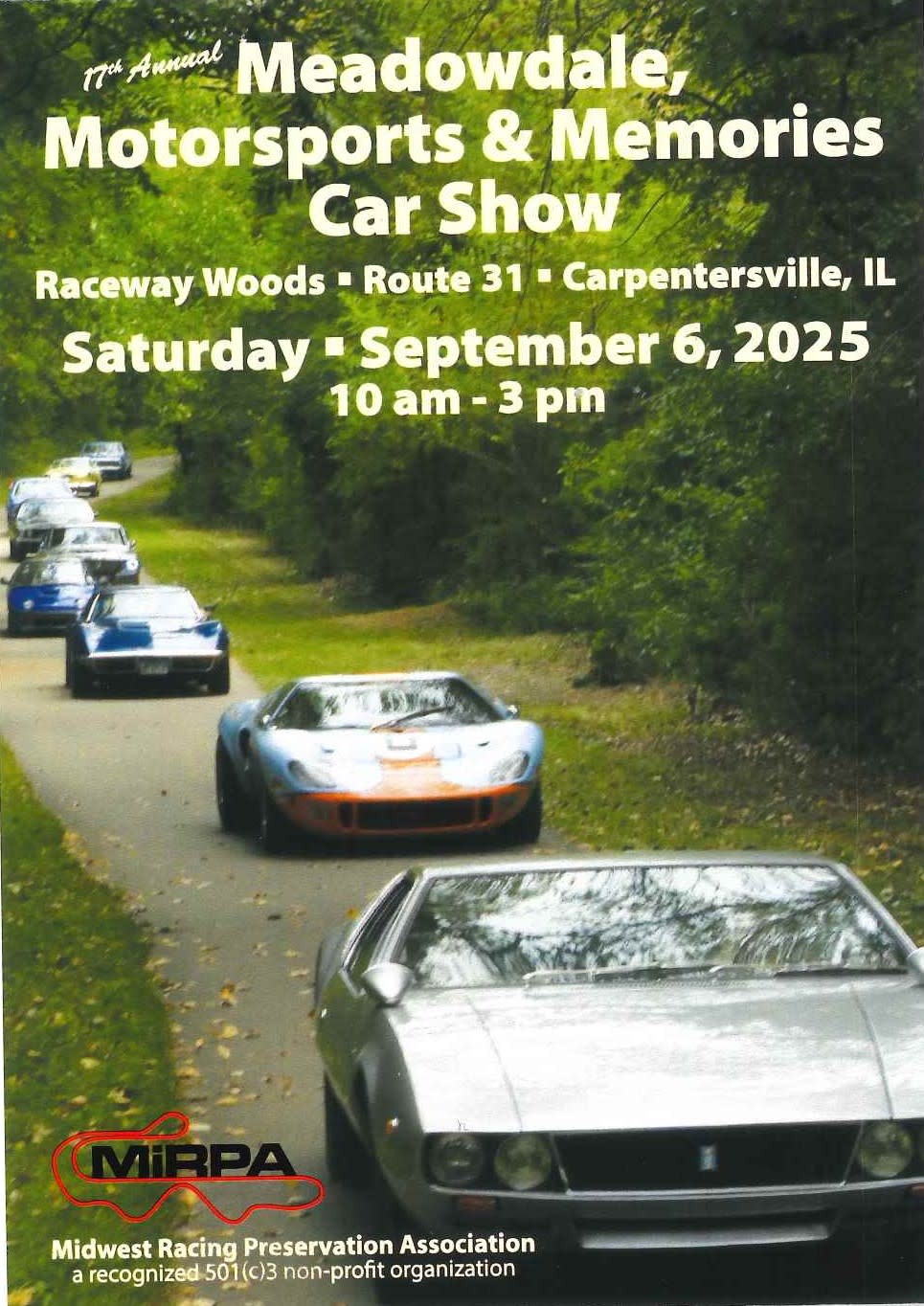 17th Annual Meadowdale, Motorsports & Memories Car Show - NKCC
