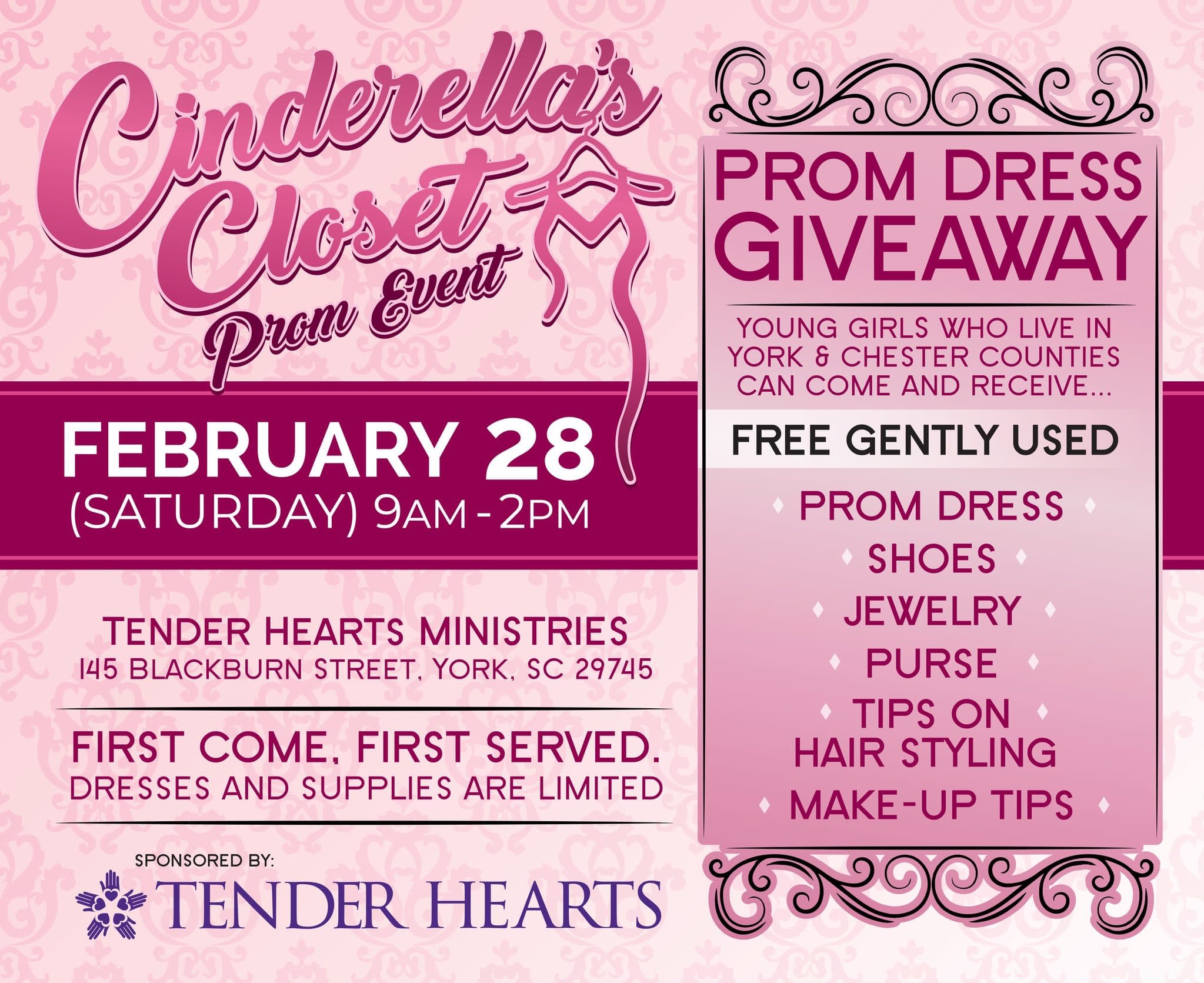 Cinderella Closet & Prom Event - Chester County Chamber of Commerce - SC