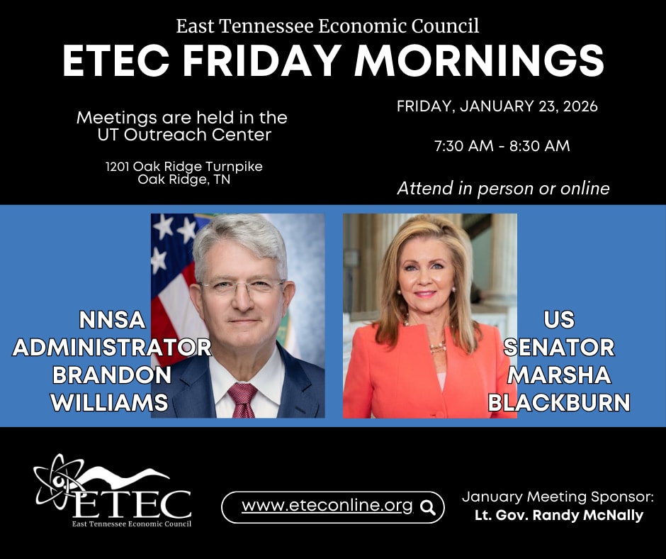 ETEC - US Senator Marsha Blackburn and NNSA Administrator Brandon ...