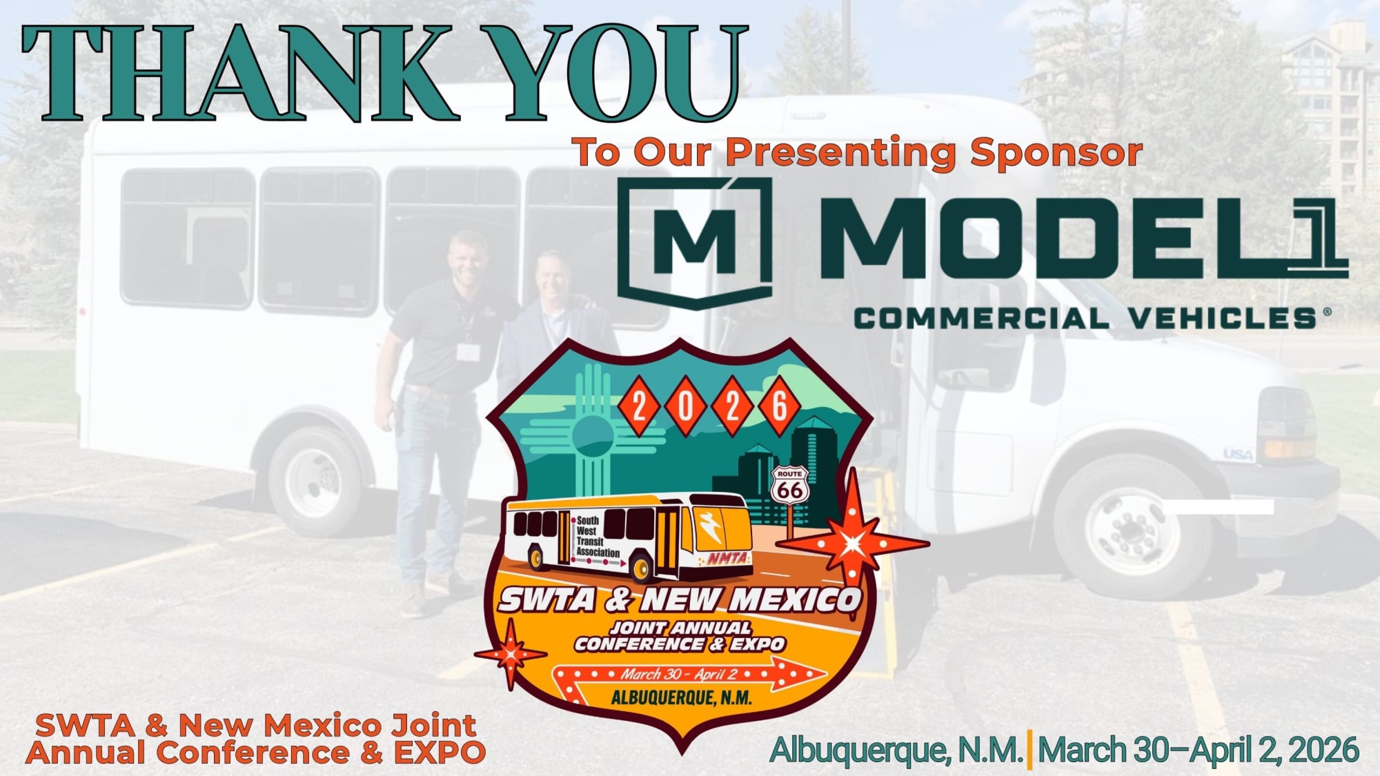 Recognizing Our Presenting Sponsor: Model 1 Commercial Vehicles - Your ...