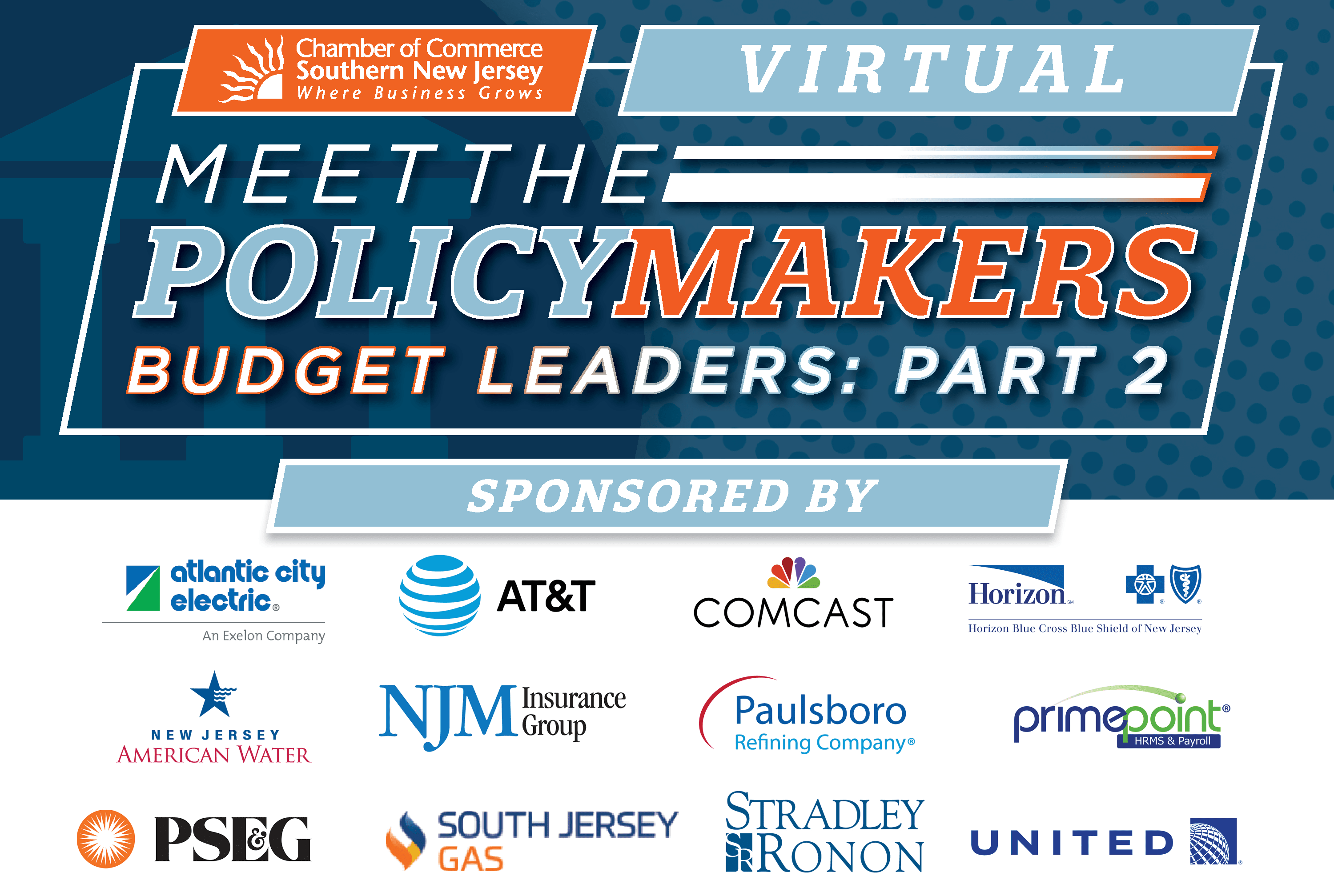 Meet the Policymakers - Chamber of Commerce Southern New Jersey - CCSNJ