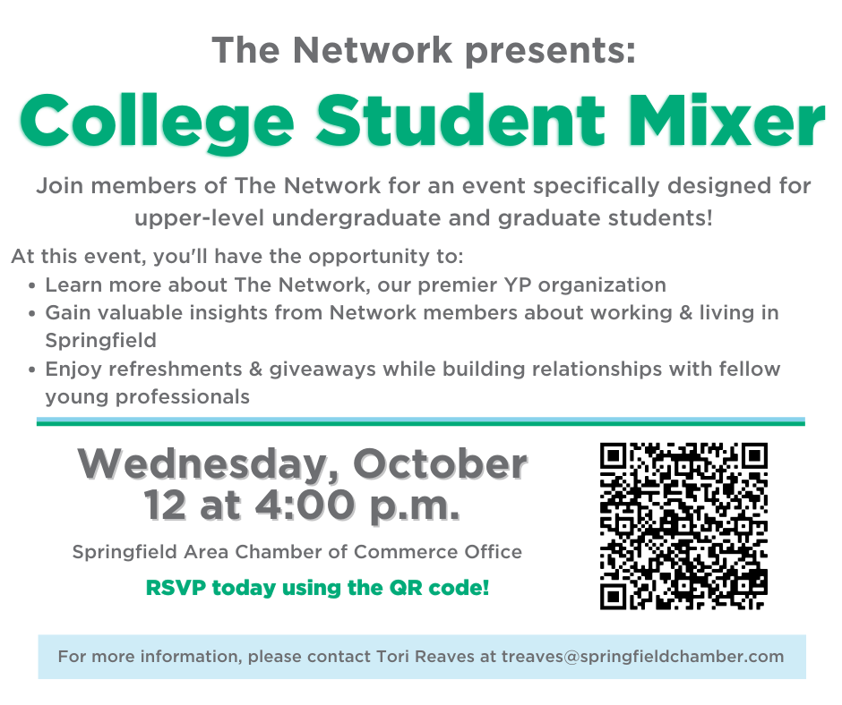 The Network's College Student Mixer GZ Events - Springfield Area ...