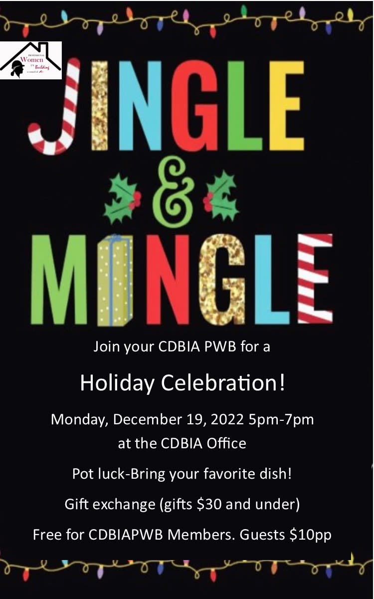 CDBIA PWB Mingle & Jingle Holiday Celebration Charlotte DeSoto Building ...